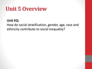 Sociology Unit 5 Social Inequality | PPTX