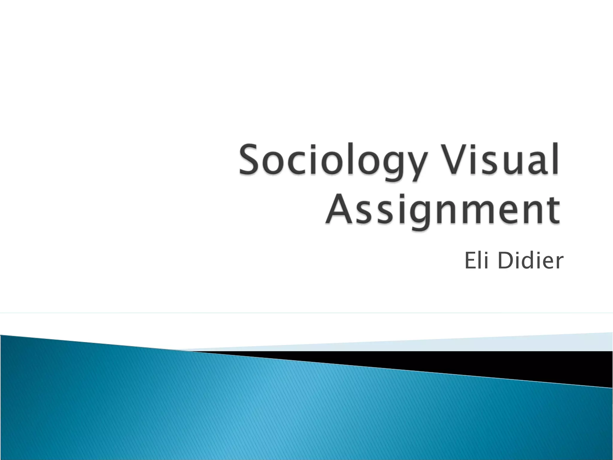 Sociology Visual Assignment | PPT