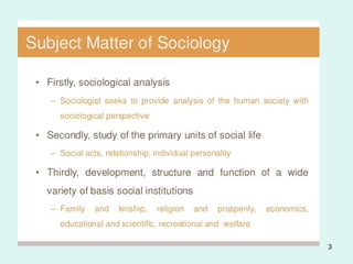 sociology and its processes about formation 1.ppt