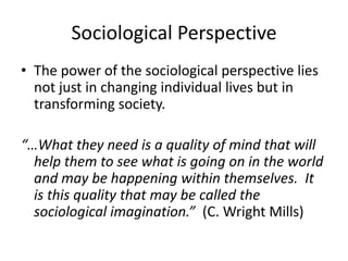 Sociology 101 Chapter 1 | PPTX