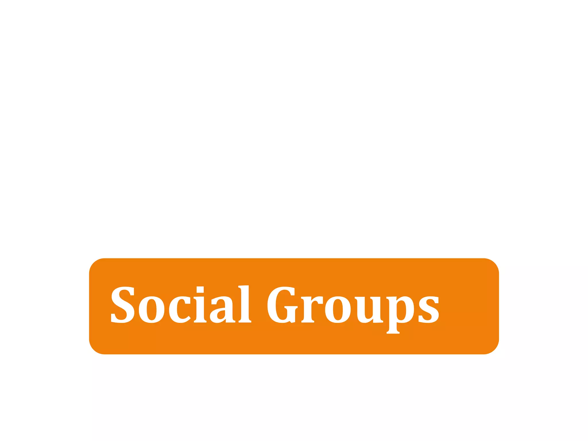 Sociology 13 social groups | PPTX