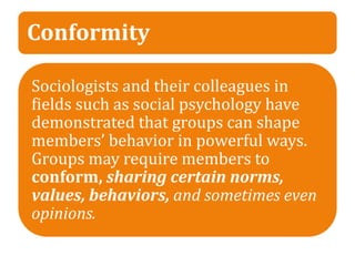 Sociology 13 social groups | PPT