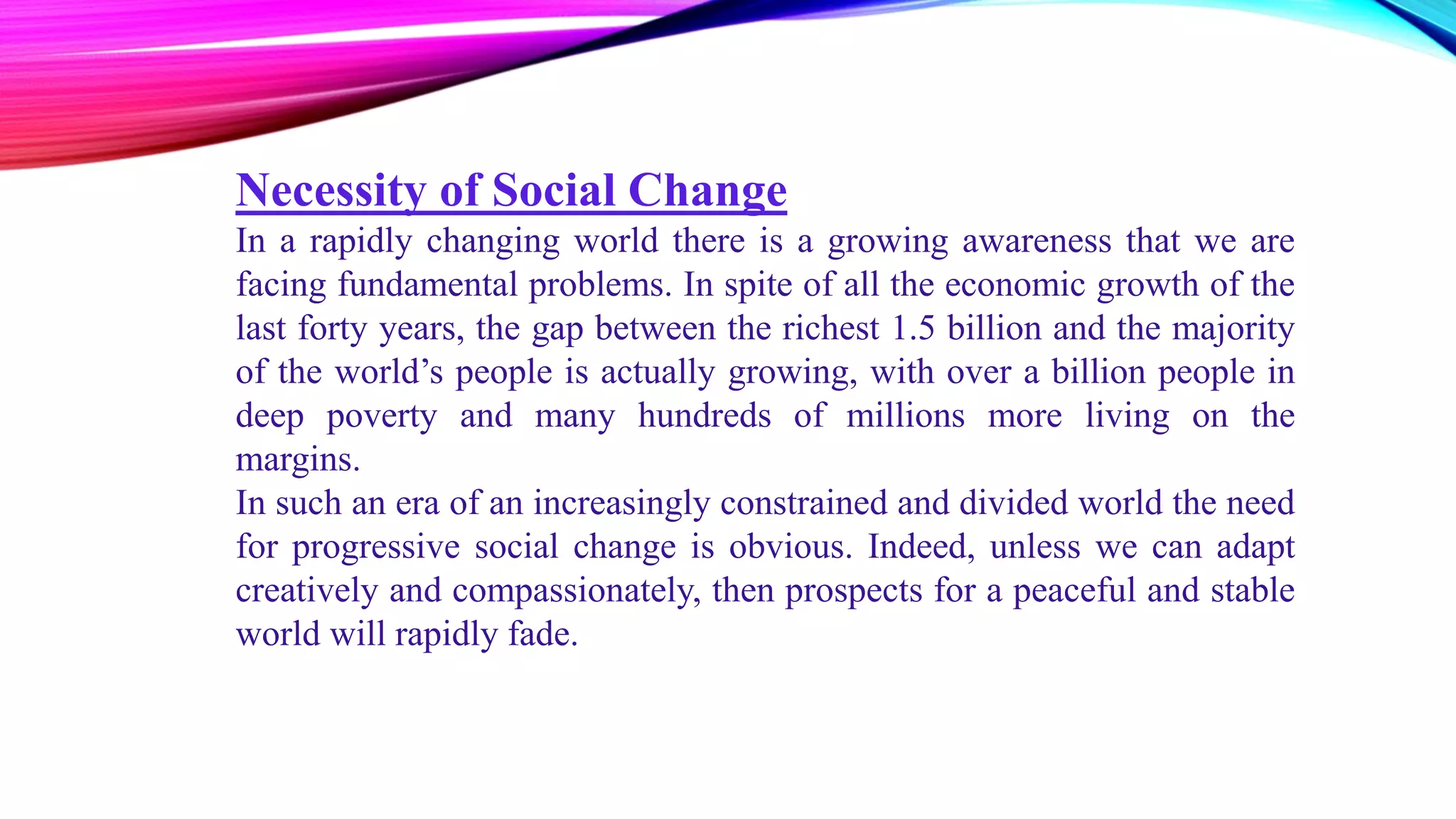 Why Is Social Change Important – UMMLR
