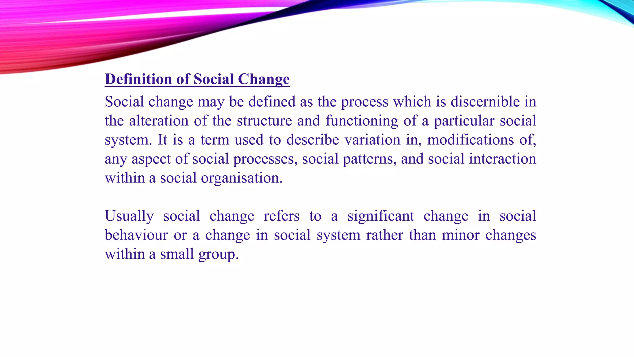 Social Change | PPTX