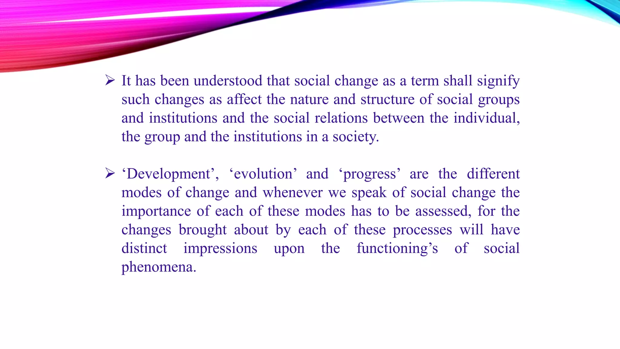 Social Change | PPTX