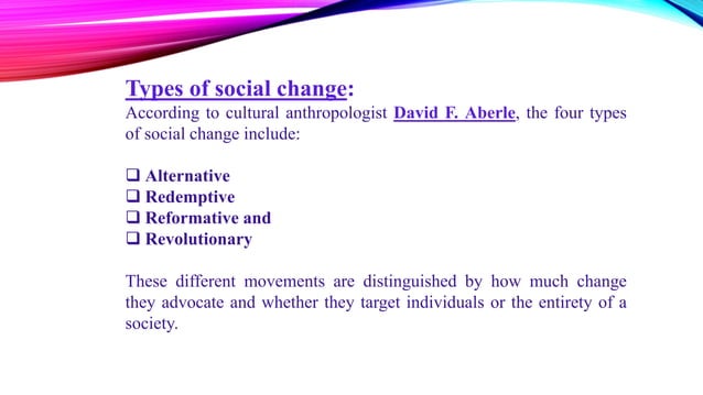 Social Change | PPTX | Science