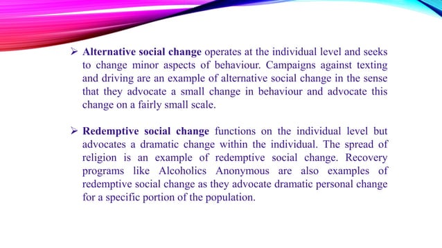 Social Change | PPTX | Science