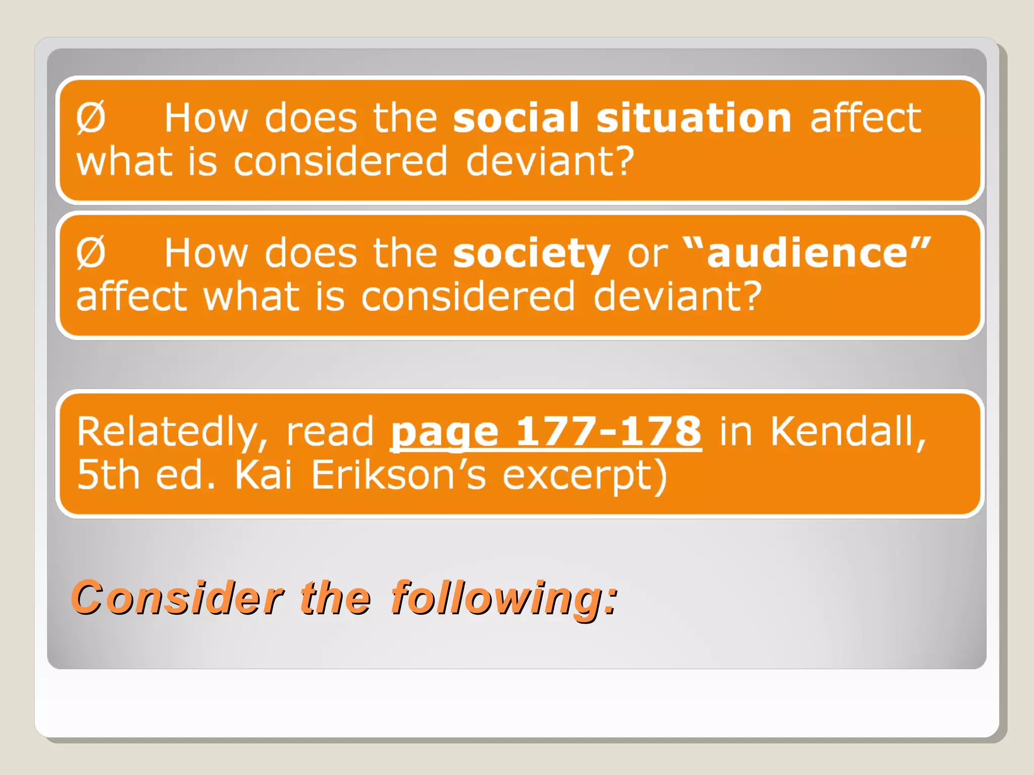 Sociology 6 deviance crimes | PPT
