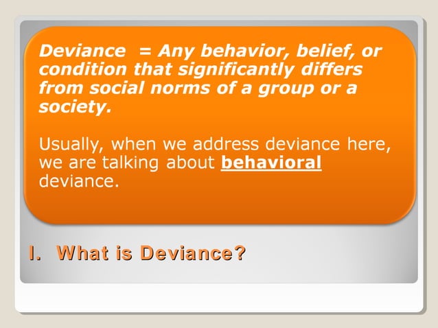 Sociology 6 deviance crimes | PPT