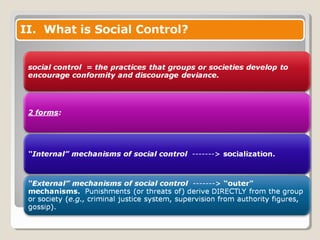 Sociology 6 deviance crimes | PPT