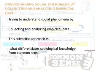 Sociology and common sense | PPTX