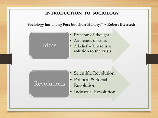 Sociology and economics | PPTX | Science