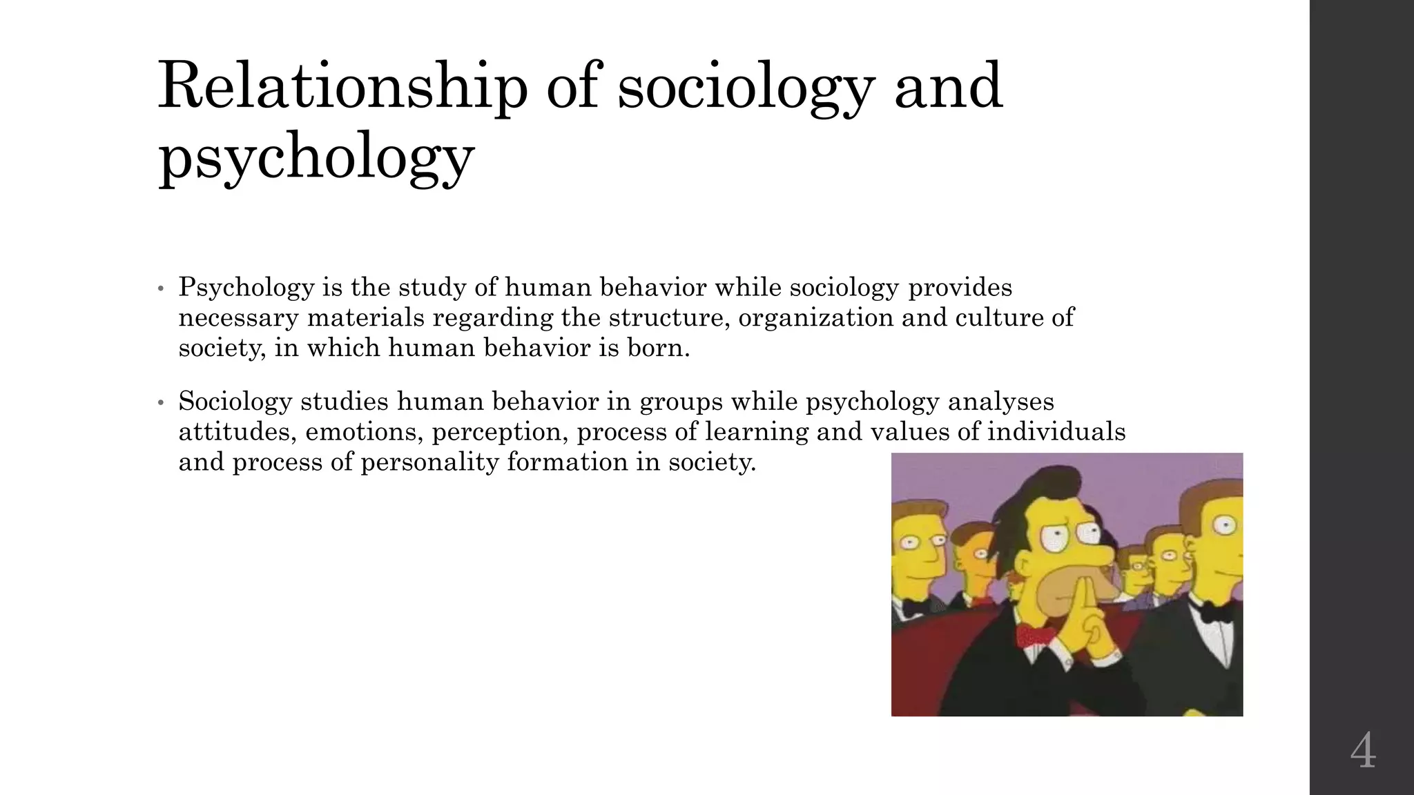 Sociology and psychology | PPTX
