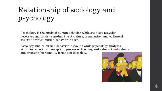 Sociology and psychology | PPTX