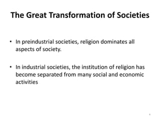 Sociology and relgions | PPT