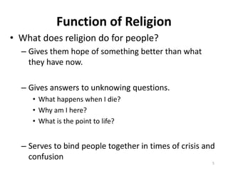 Sociology and relgions | PPT