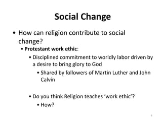 Sociology and relgions | PPT