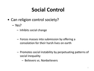 Sociology and relgions | PPT