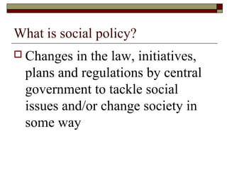 Sociology and social_policy | PPT