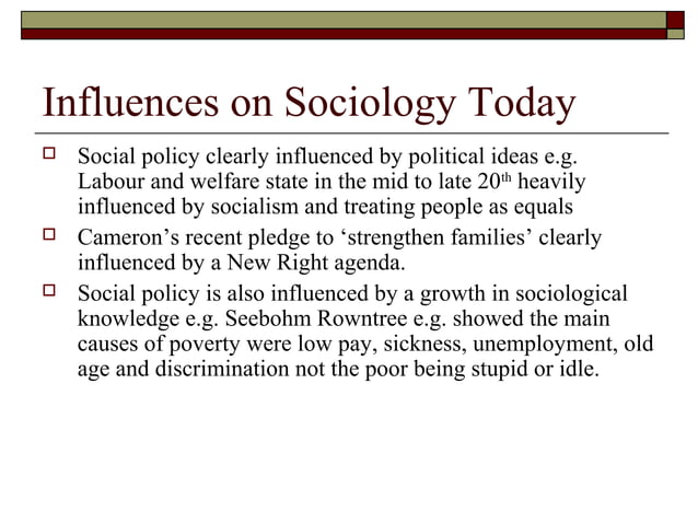 Sociology and social_policy | PPT