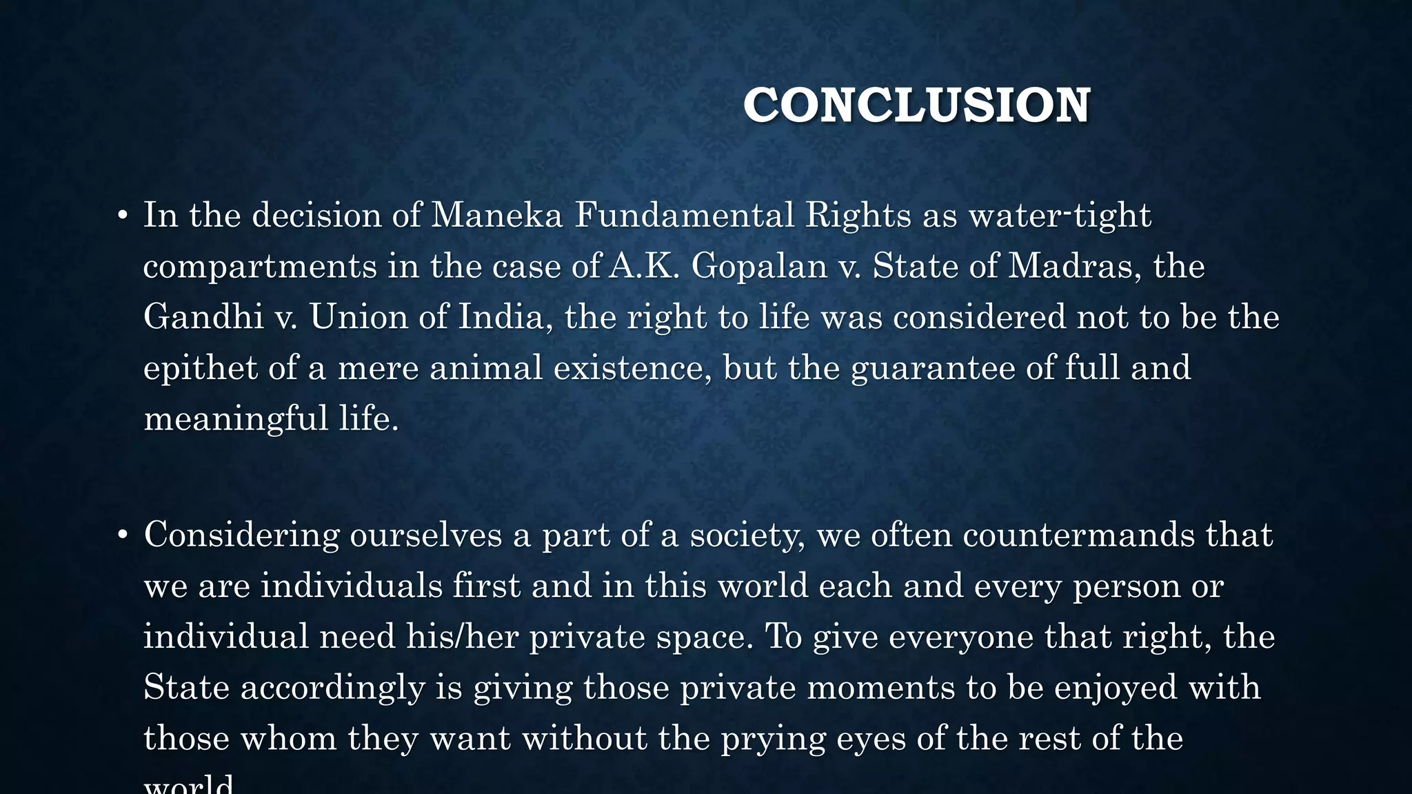 Presentation on Article 21 | PPTX
