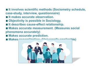 Sociology as a science | PPTX