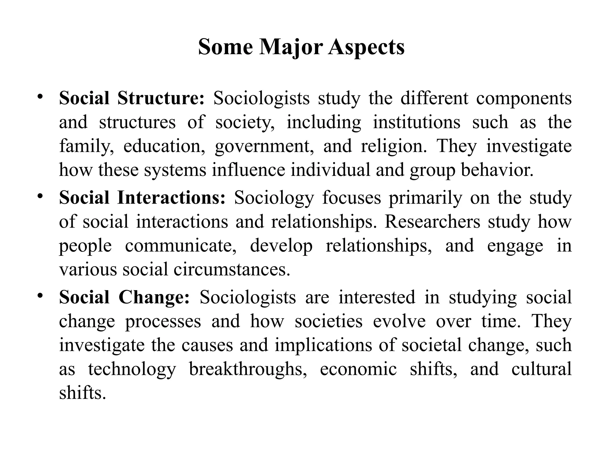 Sociology as a soical science with examples | PPT