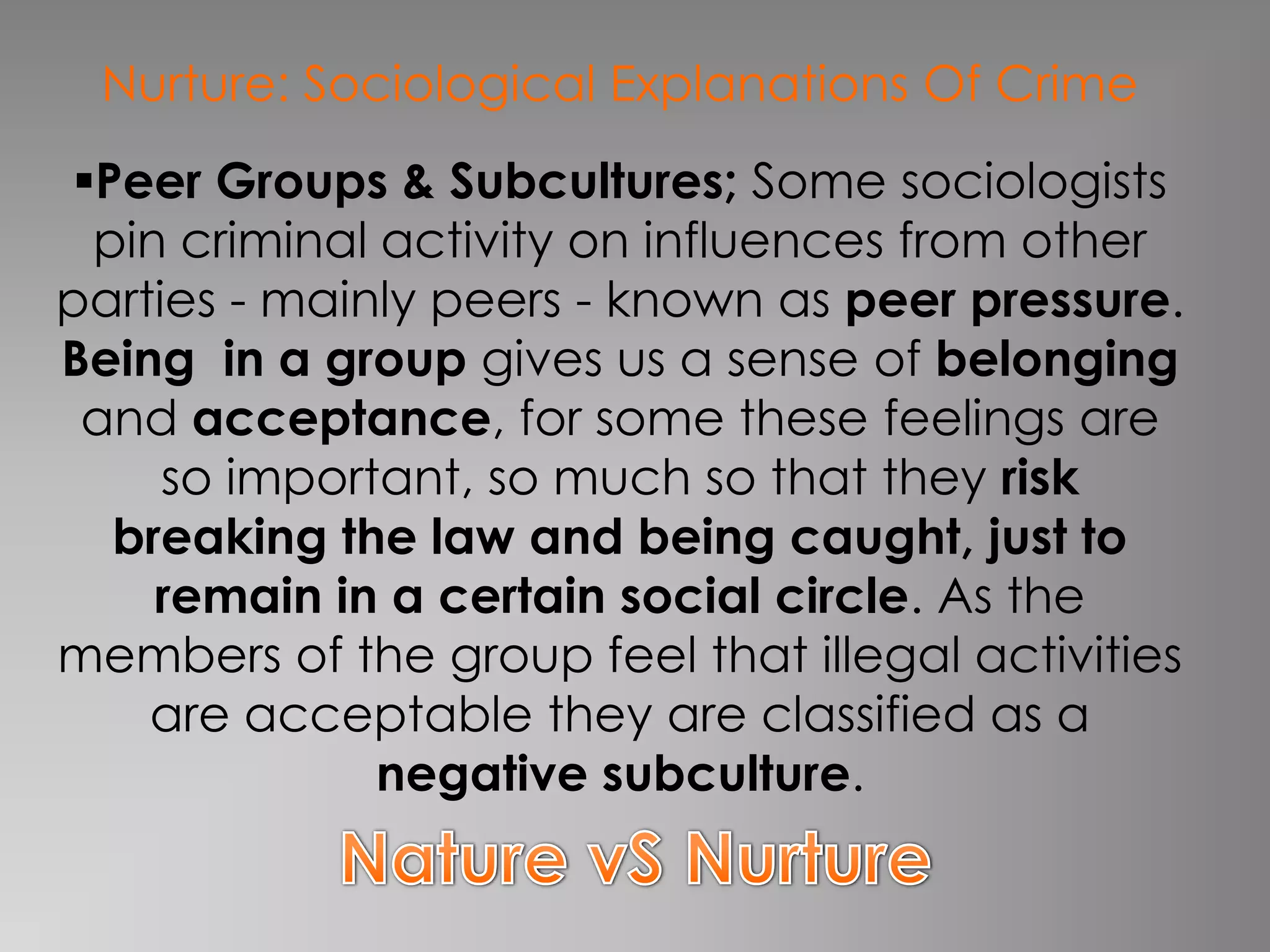 Sociology crime and deviance | PPTX