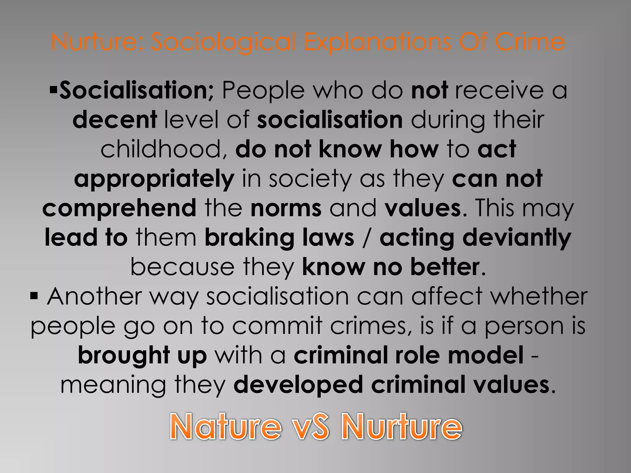 Sociology crime and deviance | PPTX