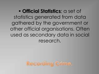 Sociology crime and deviance | PPTX