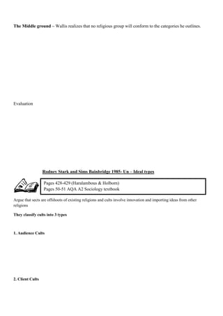 SociologyExchange.co.uk Shared Resource | DOCX