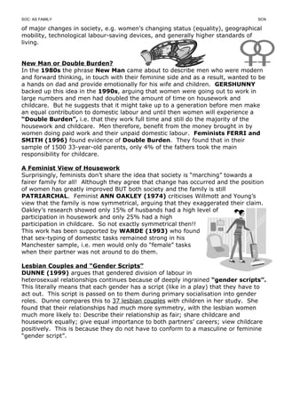 SociologyExchange.co.uk Shared Resource | DOC | Parenting Babies and ...