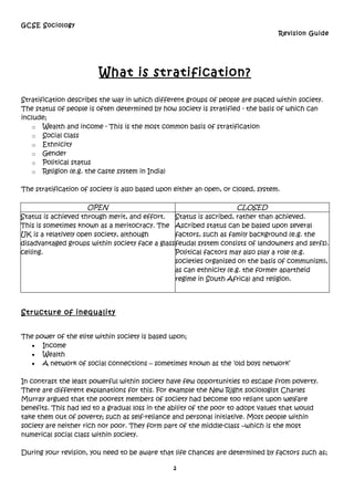 SociologyExchange.co.uk Shared Resource | PDF