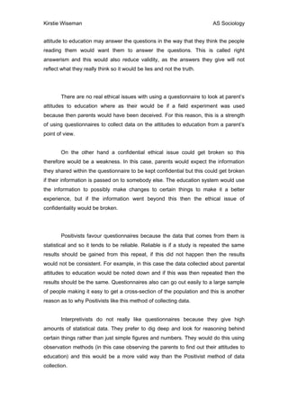 SociologyExchange.co.uk Shared Resource | DOC