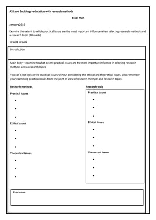 SociologyExchange.co.uk Shared Resource | PDF