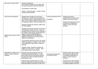 SociologyExchange.co.uk Shared Resource | DOC