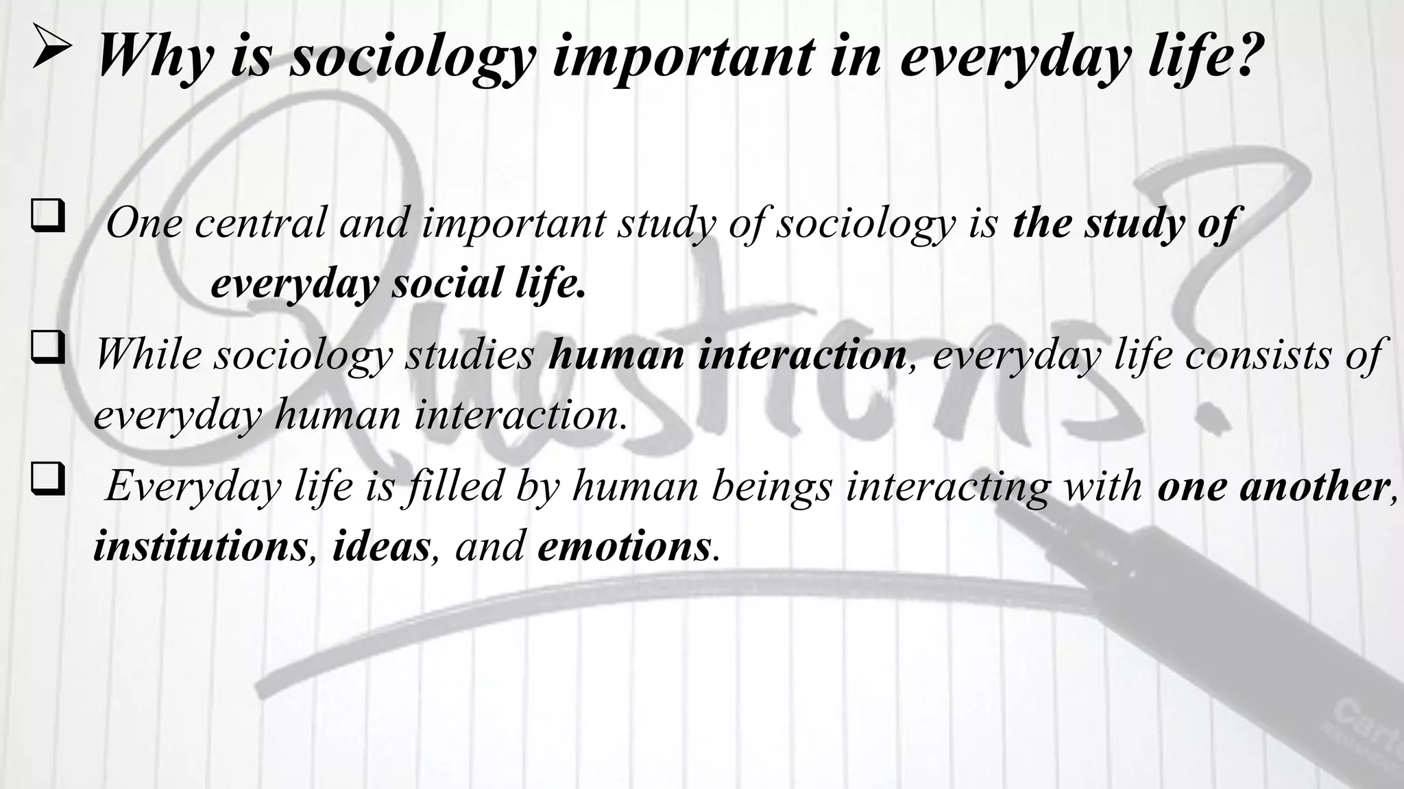 Introduction to Sociology | PPT