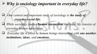 Introduction to Sociology | PPT