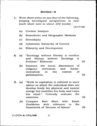Sociology I 2010 Pdf