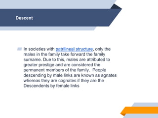 Sociology II Descent Meaning ,Defination and its Types.pptx | Free Download