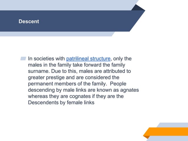 Sociology II Descent Meaning ,Defination and its Types.pptx