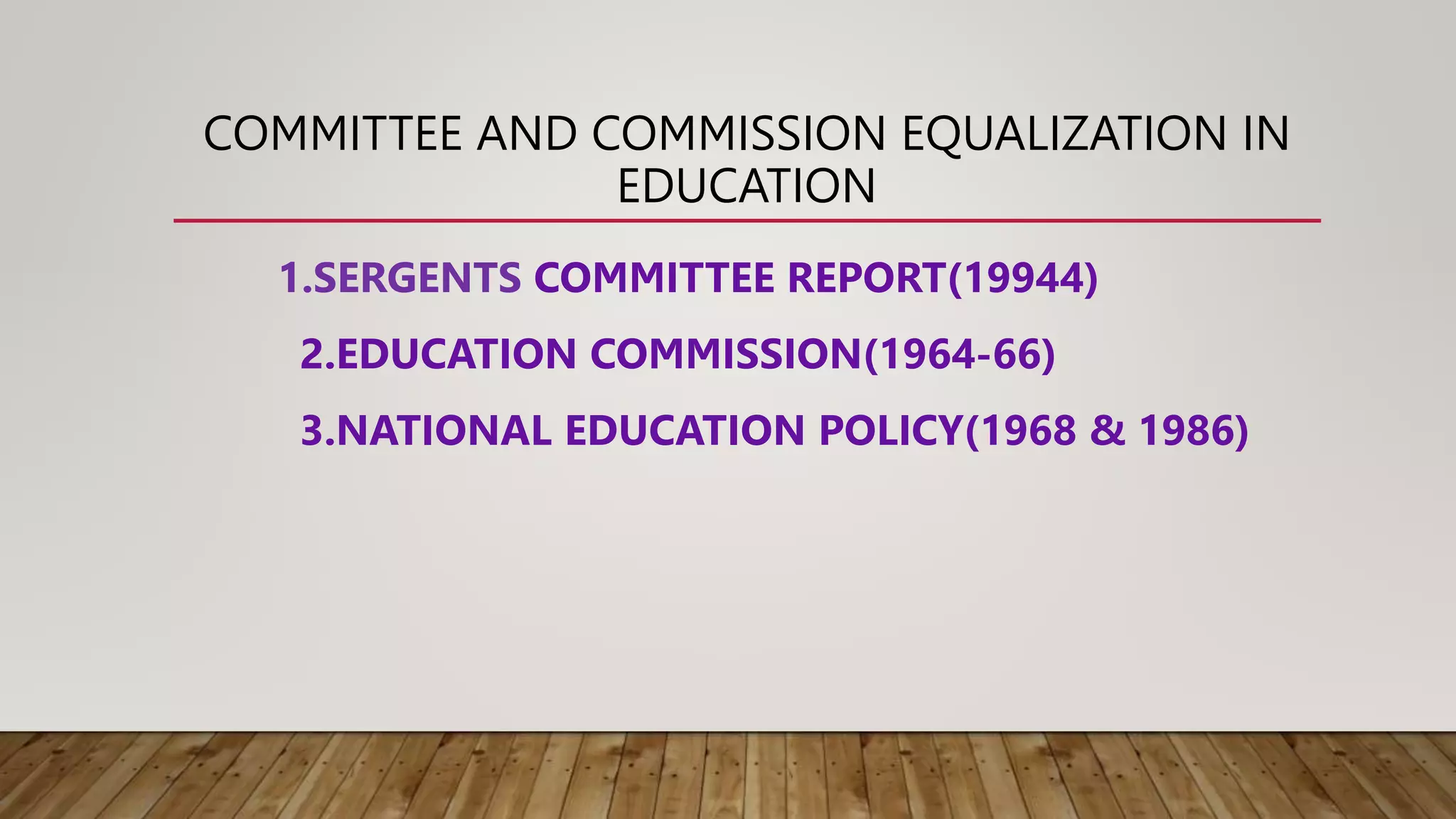 Equality of educational opportunities | PPTX