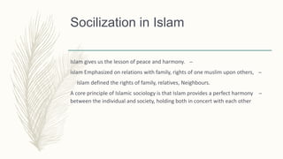 Sociology in islamic perspective | PPTX