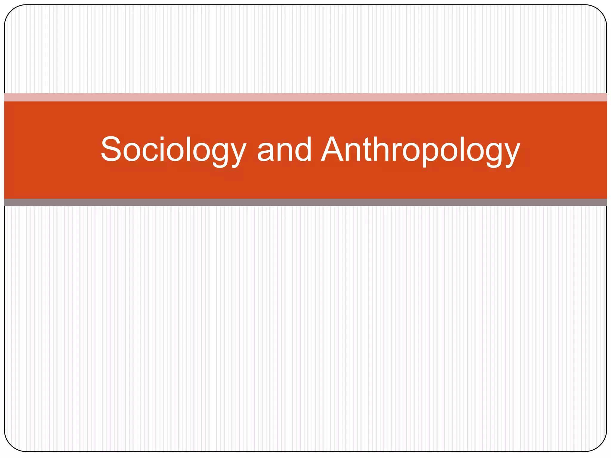 Sociology lesson 1 | PPTX