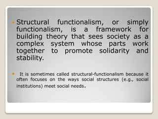 Sociology meaning and perspectives | PPT