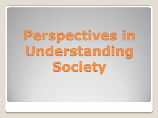 Sociology meaning and perspectives | PPT