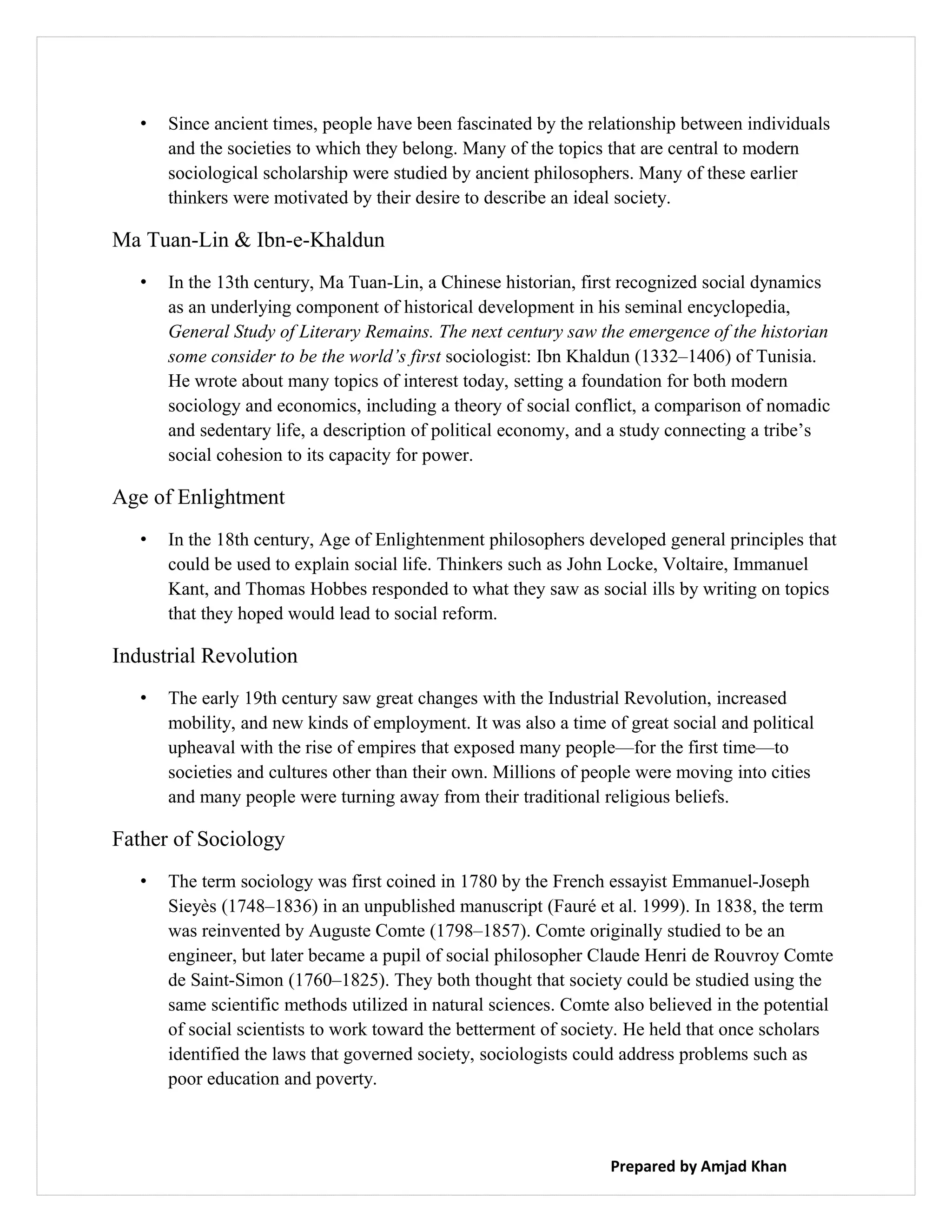 What Is Sociology? | DOC