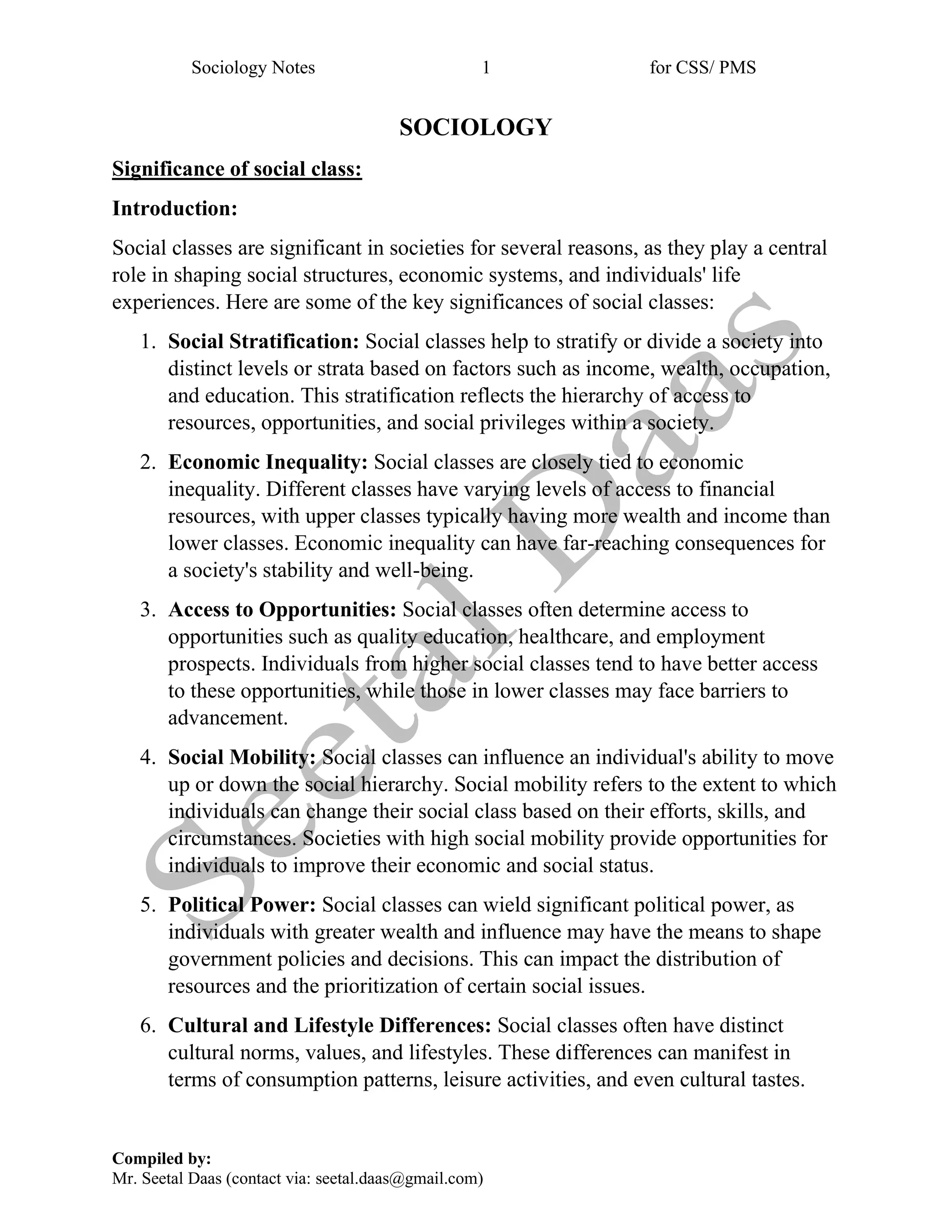 Sociology Notes for CSS.pdf