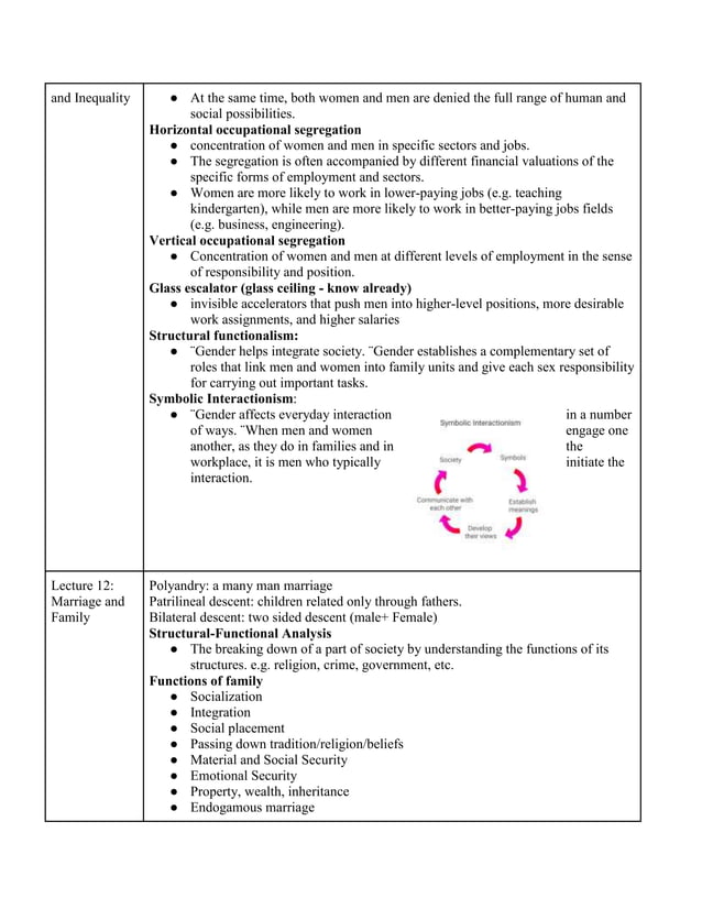 University Introduction to Sociology Notes | DOCX