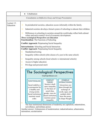 University Introduction to Sociology Notes | DOCX